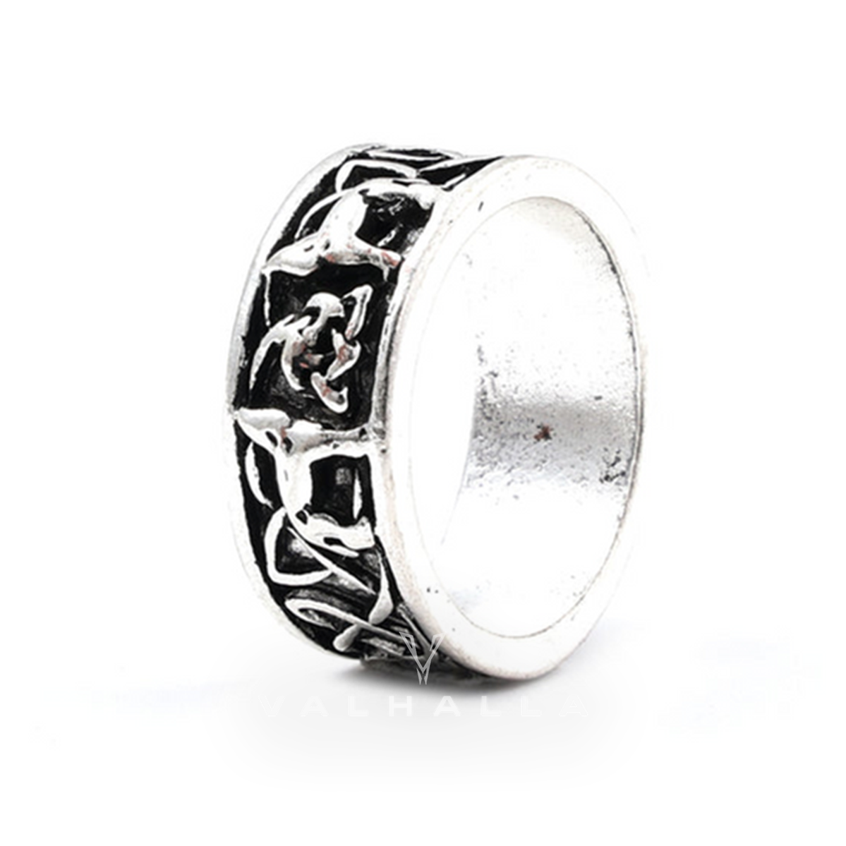 Fenris-wolf Viking Ring – Valhalla Fallen