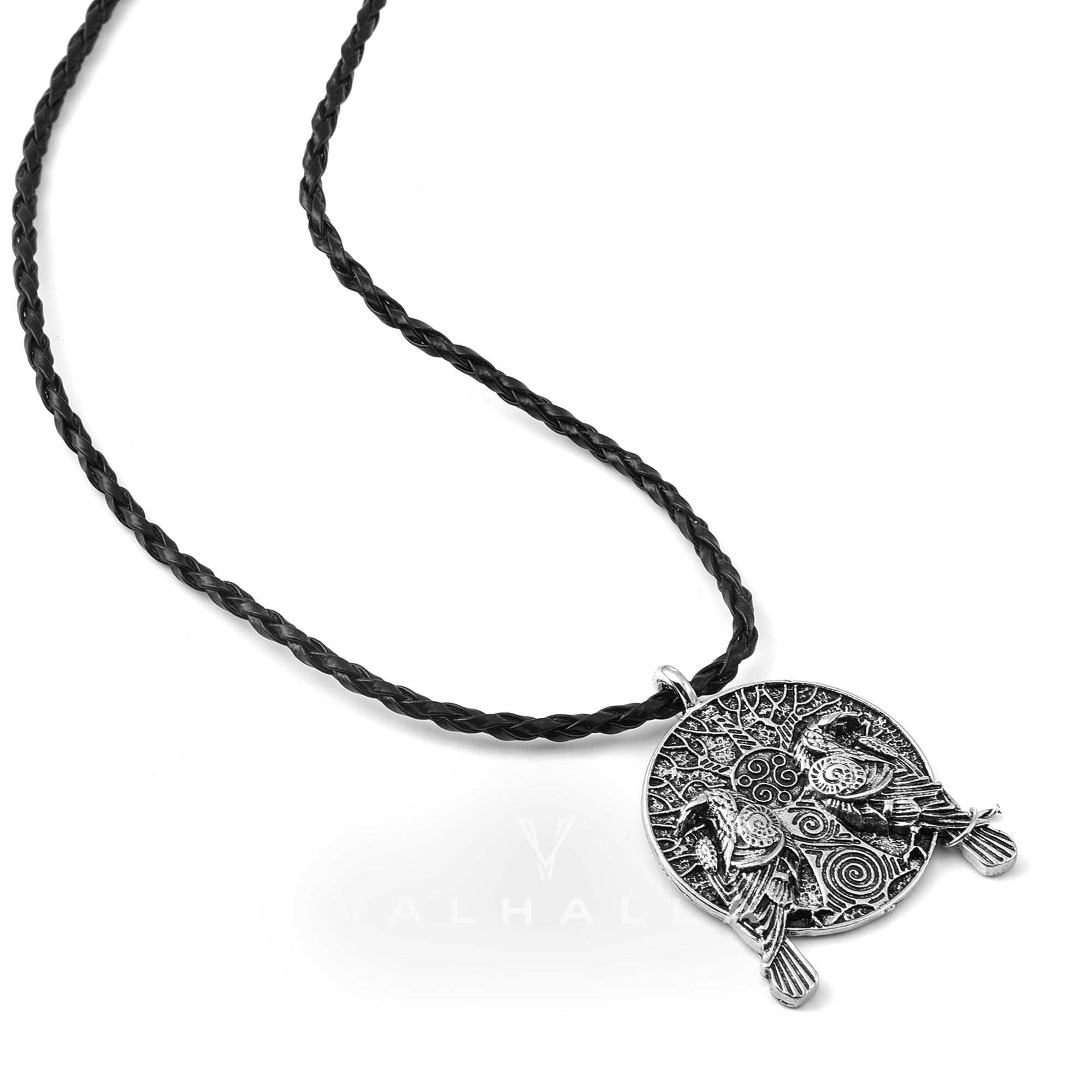 Raven Tree Of Life Viking Pendant & Chain – Valhalla Fallen