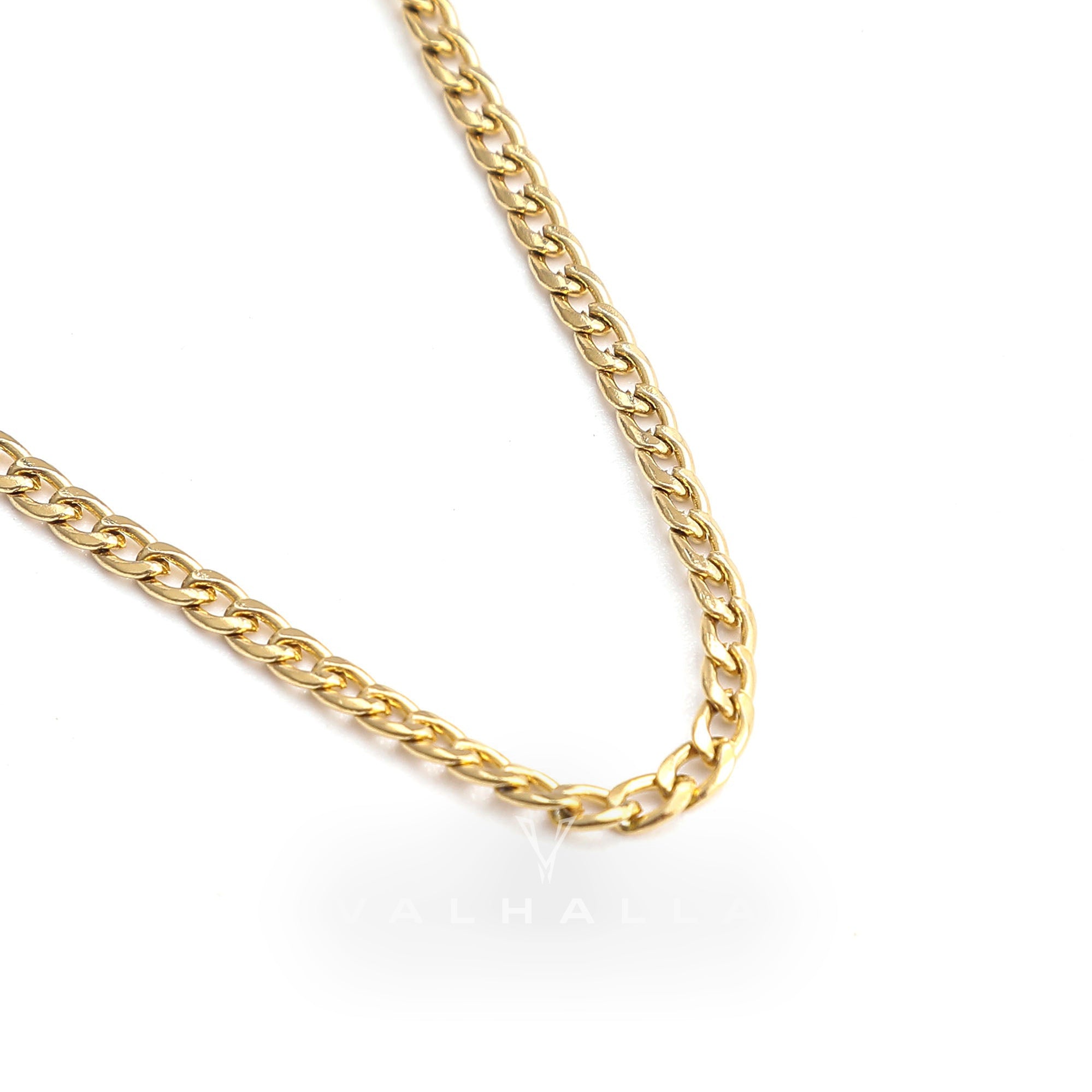 Water Ripple Stainless Steel Gold Chain – Valhalla Fallen