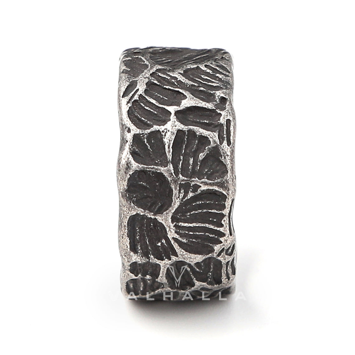 Vintage Runes Stainless Steel Viking Ring – Valhalla Fallen